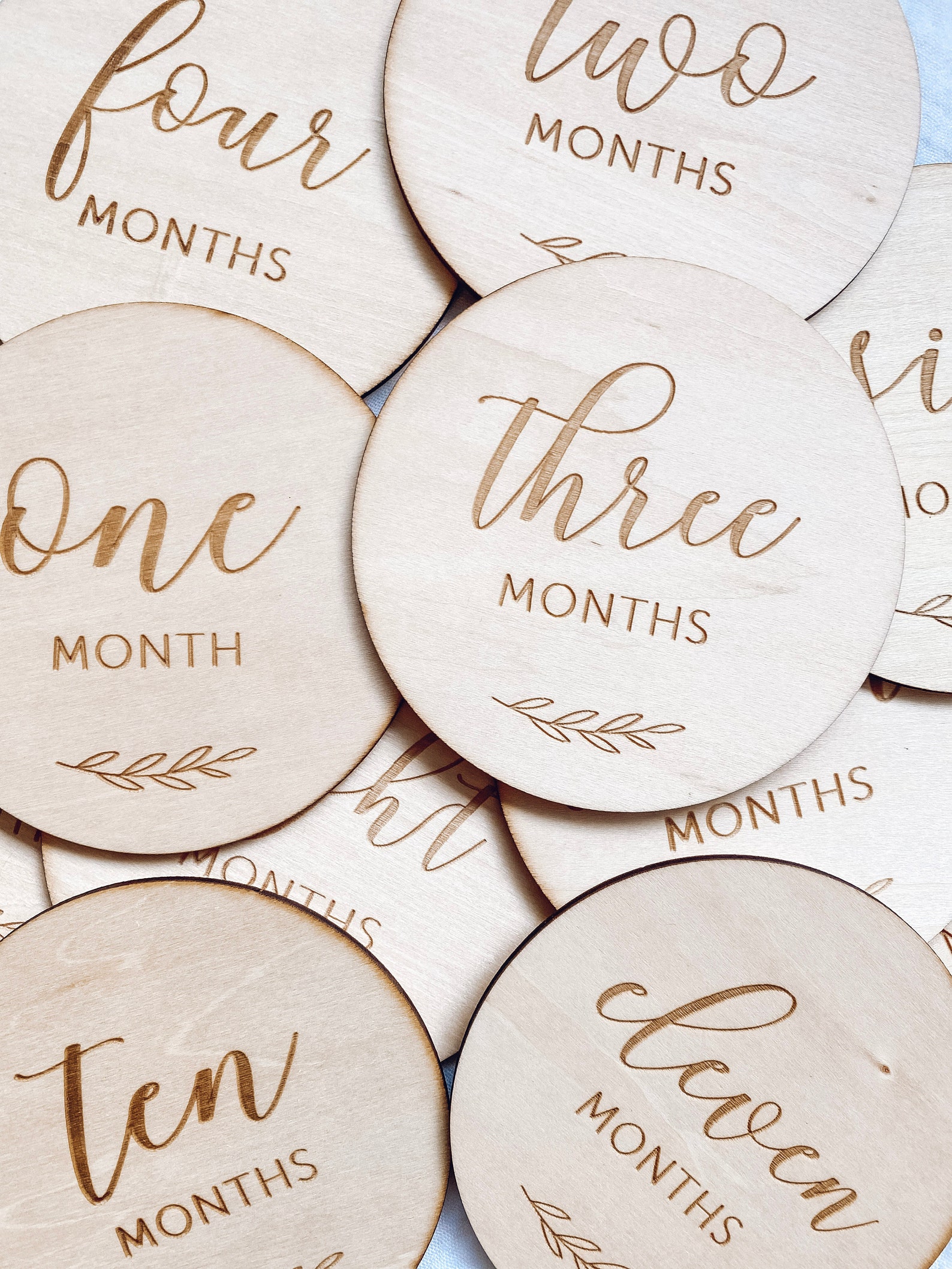 Wooden Milestone Discs Baby Milestone Discs Baby Photo Prop - Etsy UK