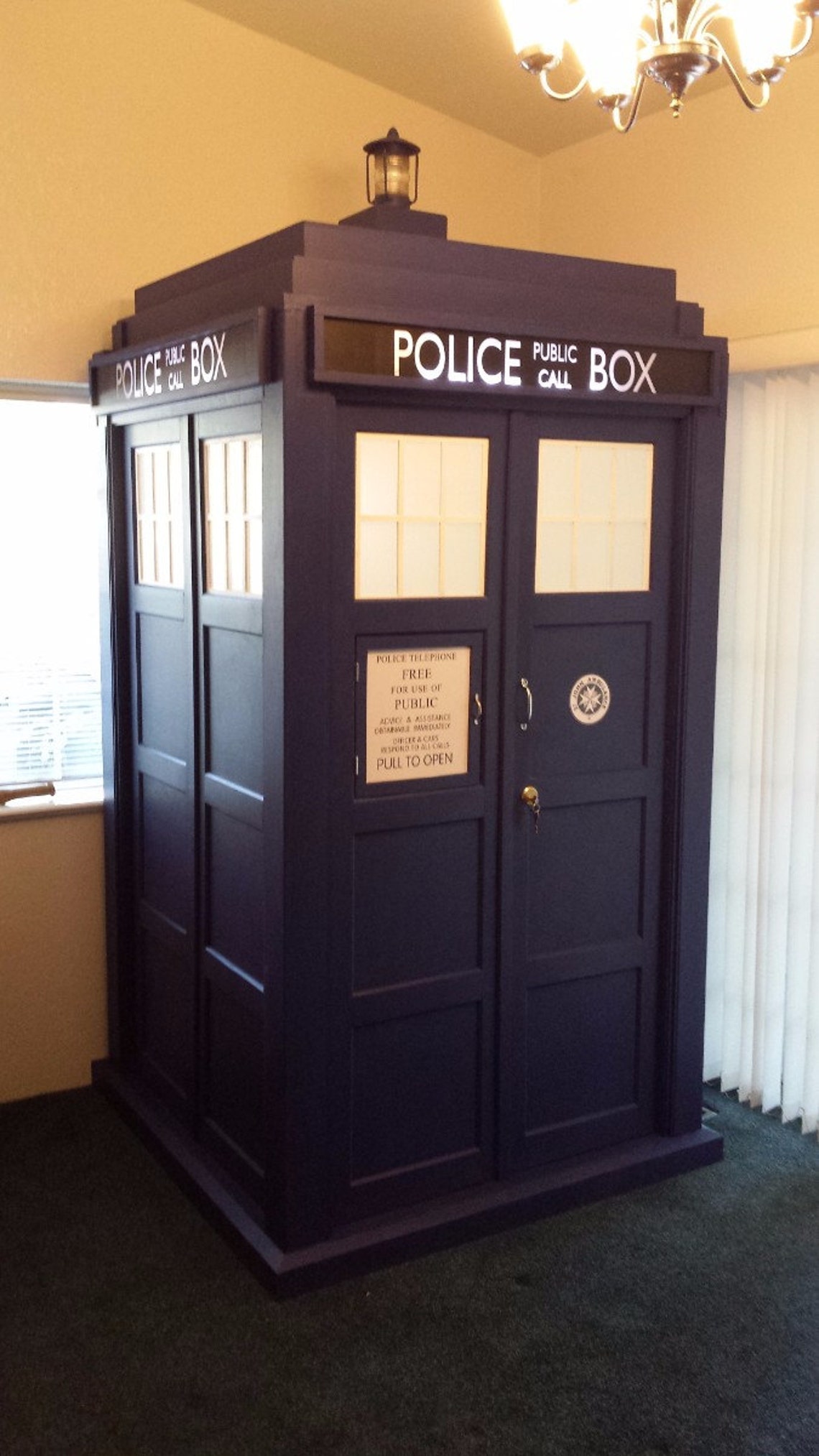 Handbuilt TARDIS | Etsy