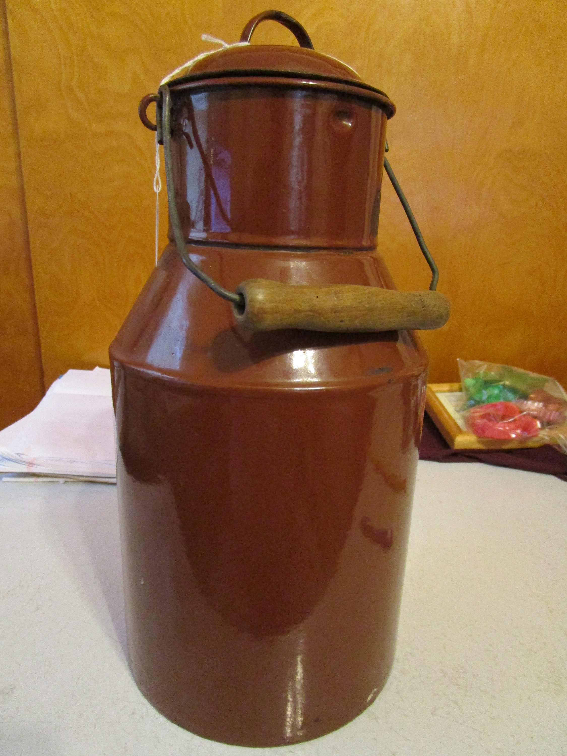 Vintage Brown Milk Pail 14.5 Tall X 7 Diam. Wood - Etsy UK