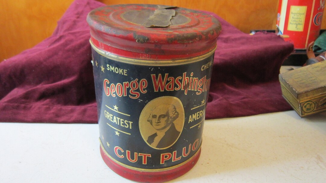 Antique Circa 1900's George Washington Cut Plug Tobacco - Etsy