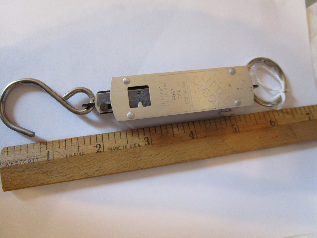 Little Samson Hanging Spring Scale Made in England, Weigh 3kg X50g. - Etsy