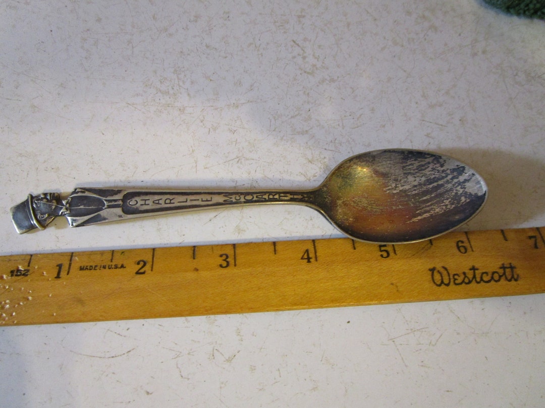Vintage Charlie Mccarthy Spoon by Duchess Silver Plate Souvenir Spoon ...