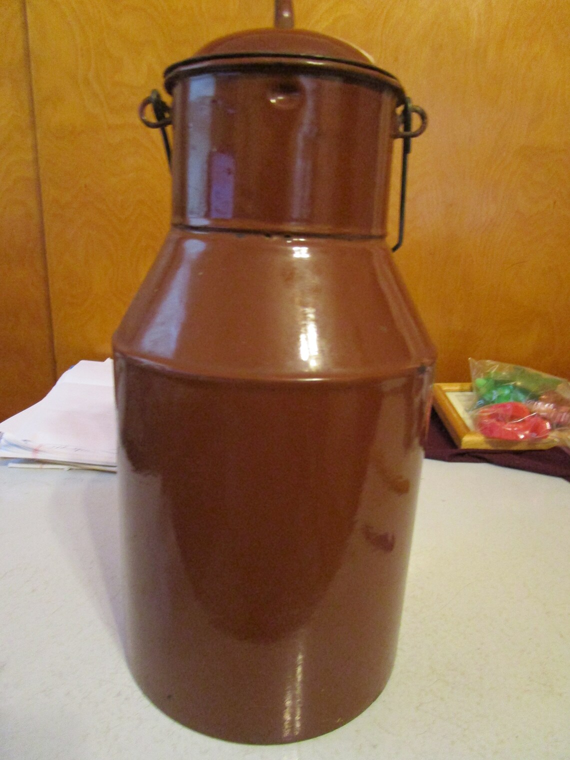 Vintage Brown Milk Pail 14.5 Tall X 7 Diam. Wood - Etsy UK
