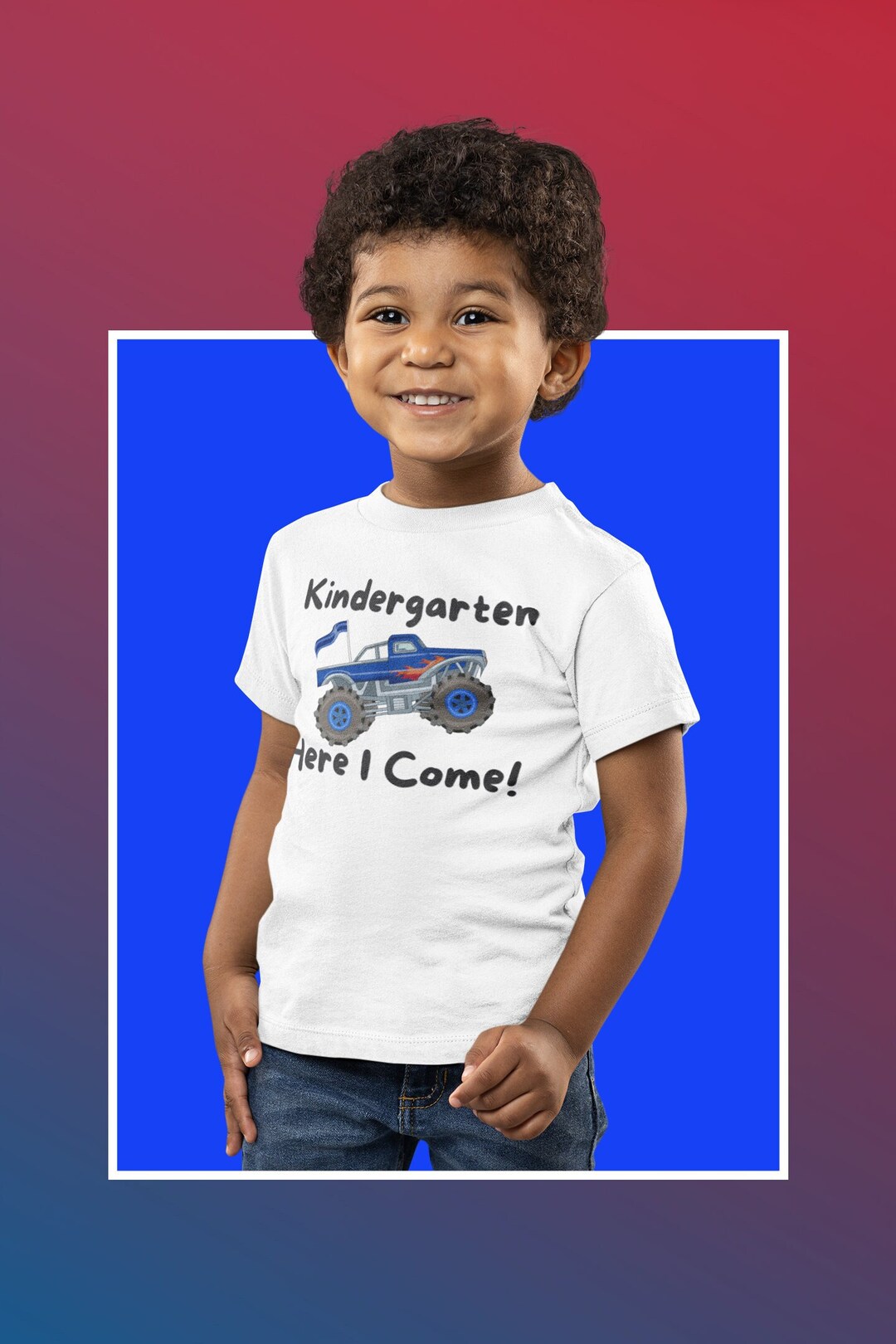 Kindergarten Here I Come, First Day of Kindergarten, First Day Shirt of ...