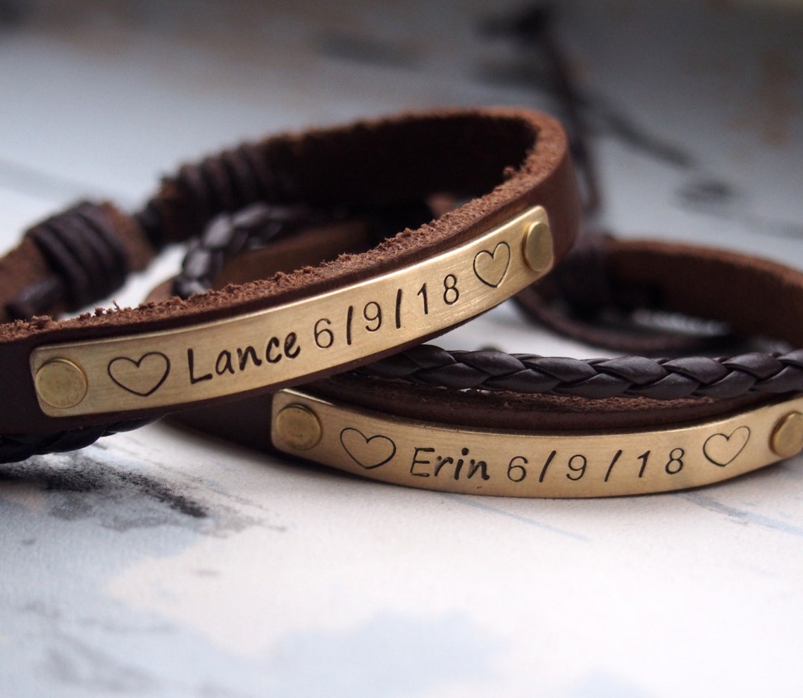 Couples Bracelets Personalized Couples Bracelet Matching - Etsy Singapore