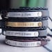 Personalized Engraved Bracelets Customized Bracelet Engraved - Etsy