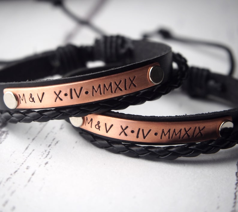 Husband & Wife Couples Bracelets Couples Leather Bracelets - Etsy
