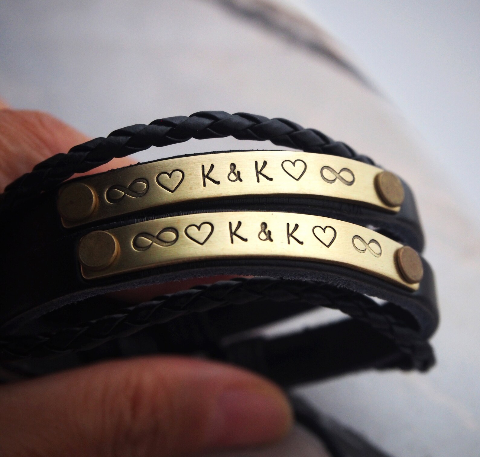 Infinity Love Couple Bracelets, Couple Engraved Bracelets Gifts ...