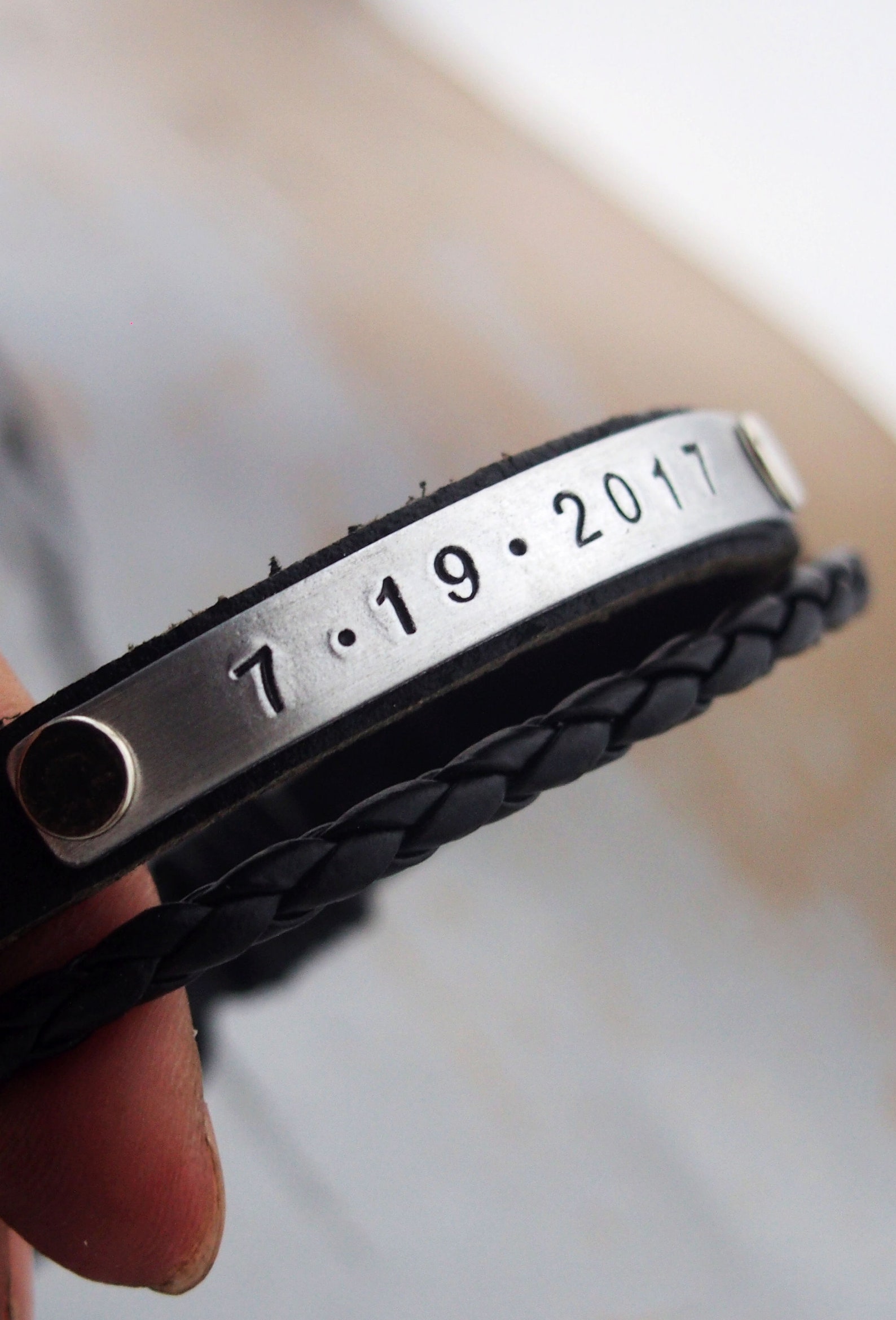 Custom Leather Bracelet Personalized Bracelet Custom - Etsy