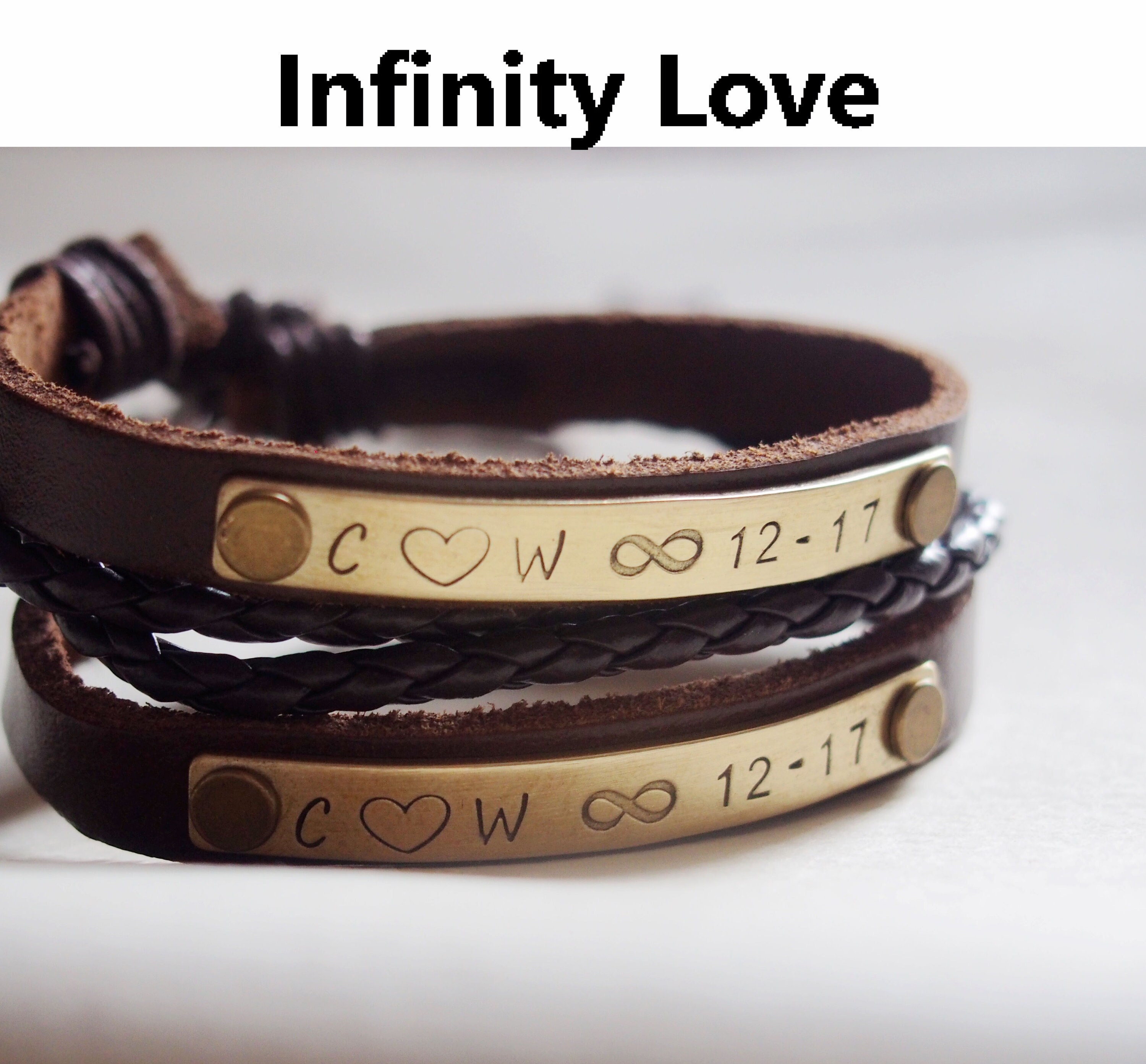 Matching Couples Bracelet, Custom Bracelets for Couple Bracelets ...