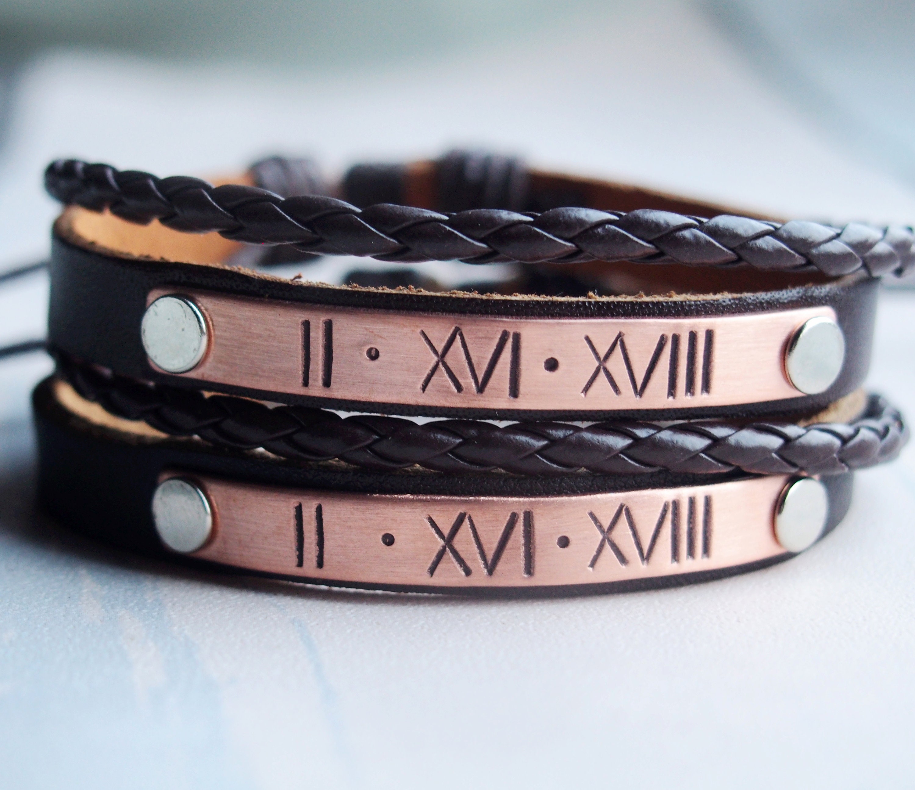 Couple bracelets leather store