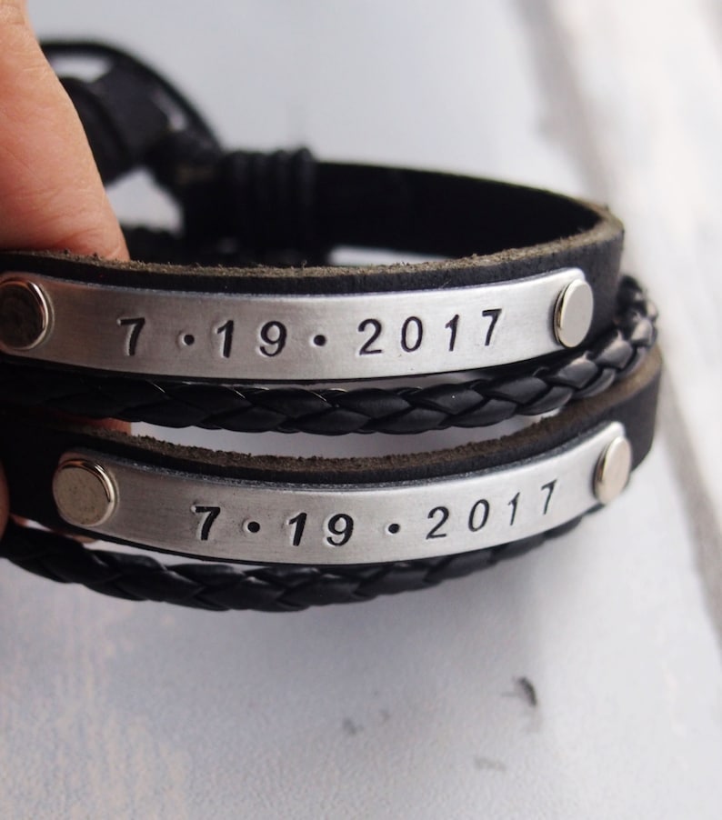 Couples bracelets Personalized couples bracelet matching | Etsy