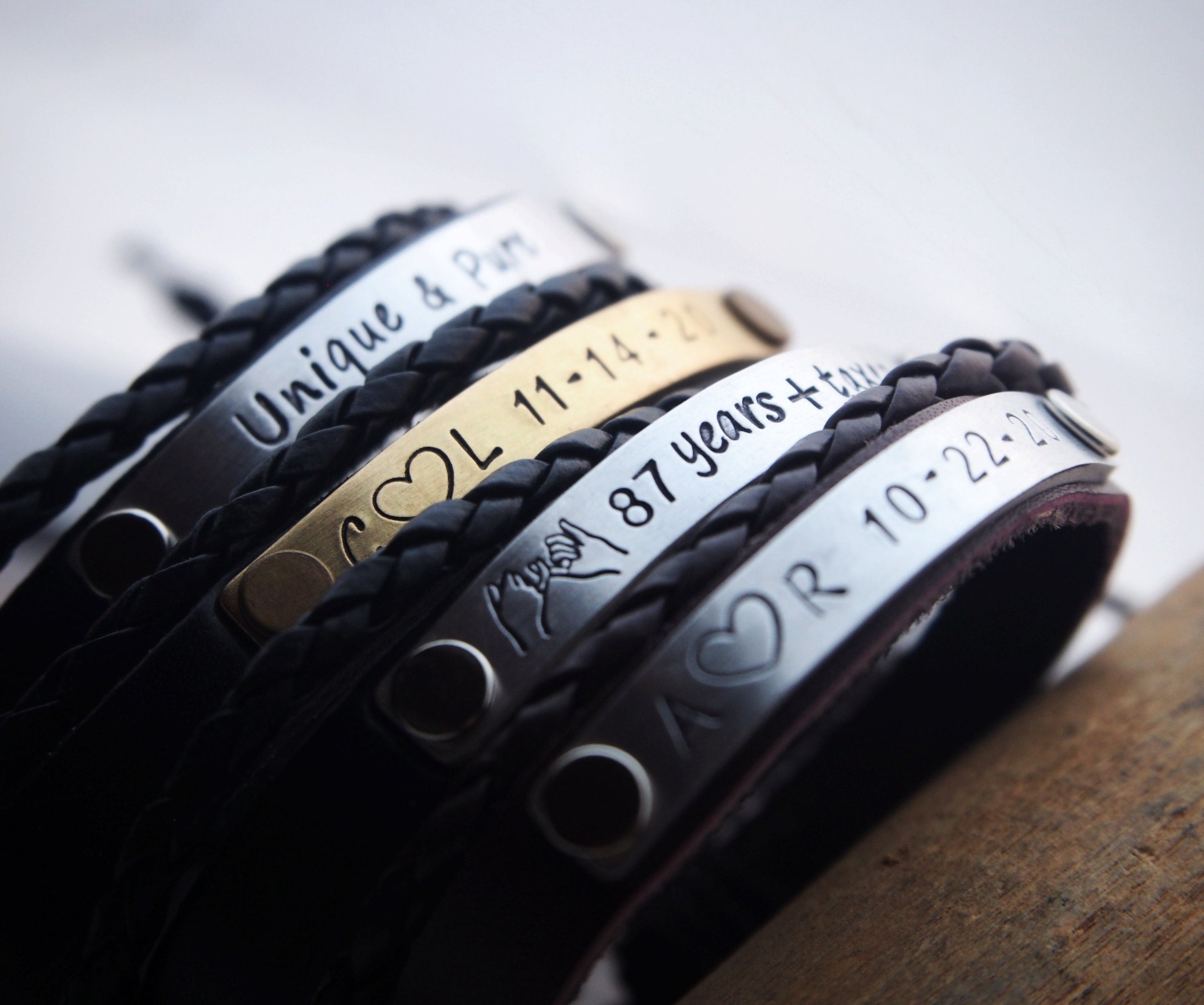 Personalized Engraved Bracelets Customized Bracelet Engraved | Etsy