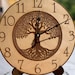 Wooden Wall Clock, Tree of Life Clock, Abstract Tree of Life Art ...