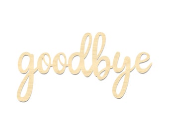 Goodbye Sign | Etsy