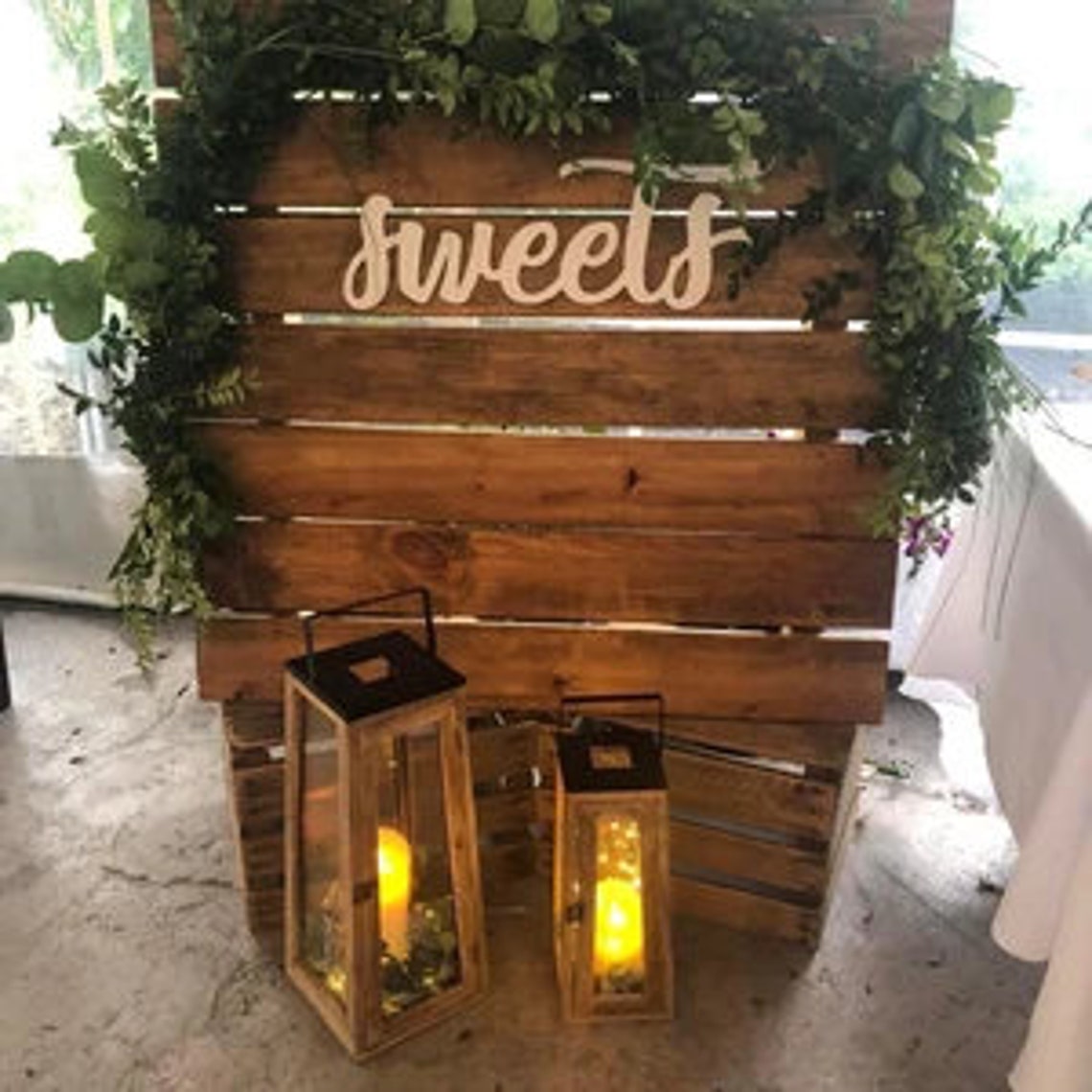 Sweets Wording-laser Cut Sweets Sign - Etsy