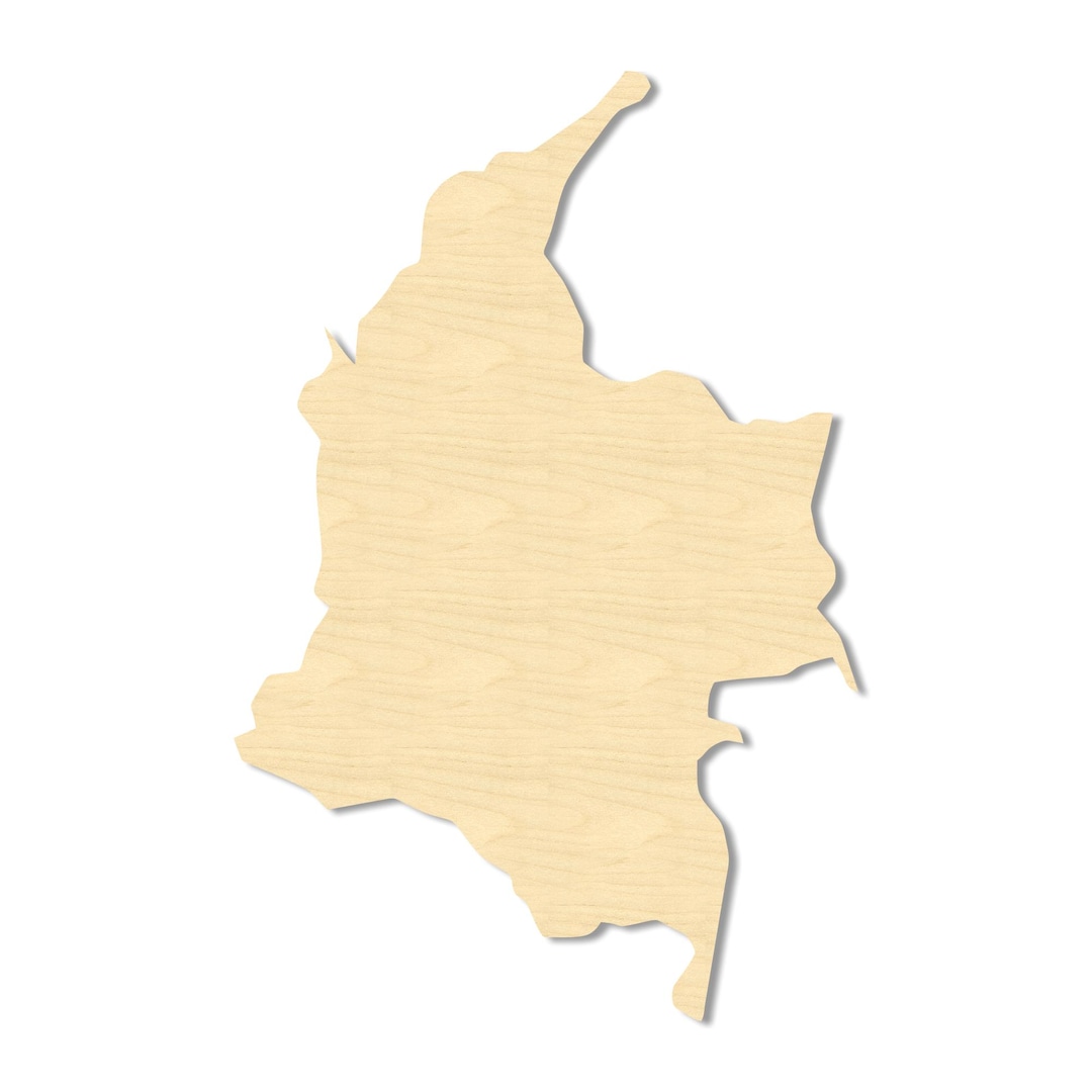 Colombia Shape- Country of Colombia Shape - Etsy