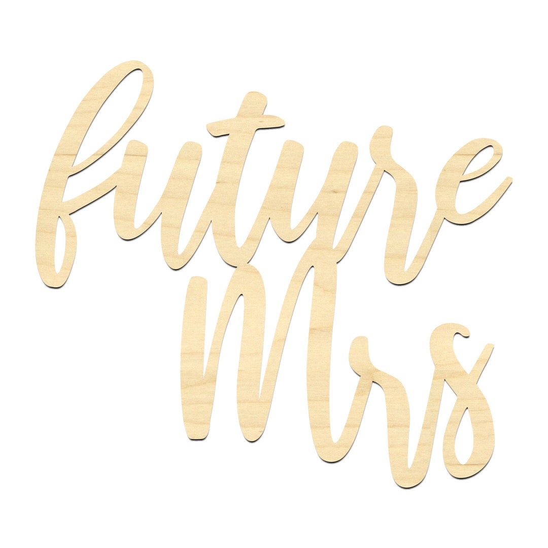 Future Mrs Sign – Bridal Shower Photo Prop – Wedding Decor for Bride - Etsy