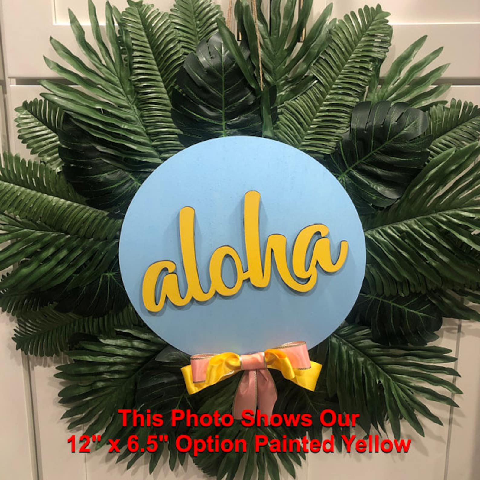 Aloha Sign Aloha Wall Sign Hello Wording Cut Out Sign - Etsy