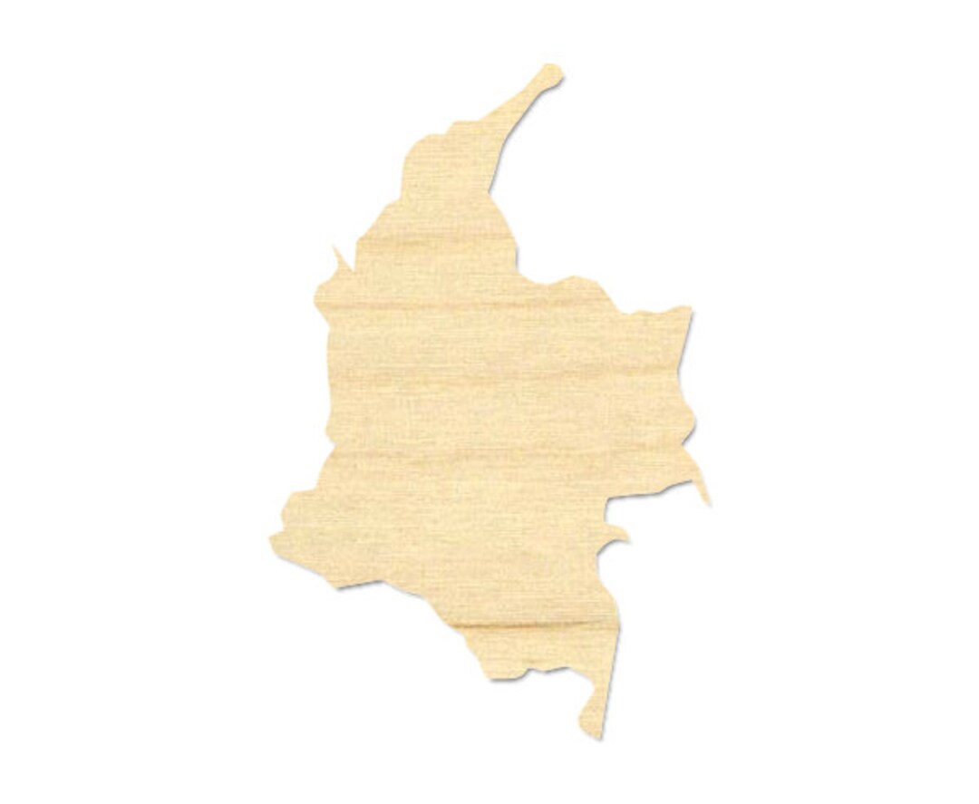 Colombia Shape Country of Colombia Shape - Etsy