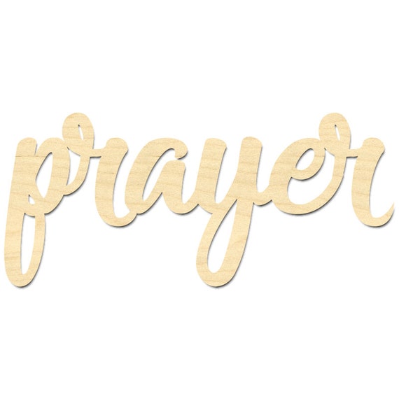 Prayer Wording-laser Cut Prayer Sign | Etsy Canada