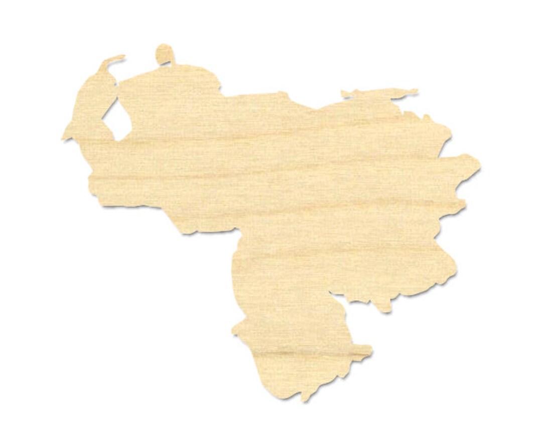Venezuela Country Shape Venezuela Shape - Etsy