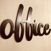 Office Wording Sign Laser Cut Office Wording Office Decor - Etsy