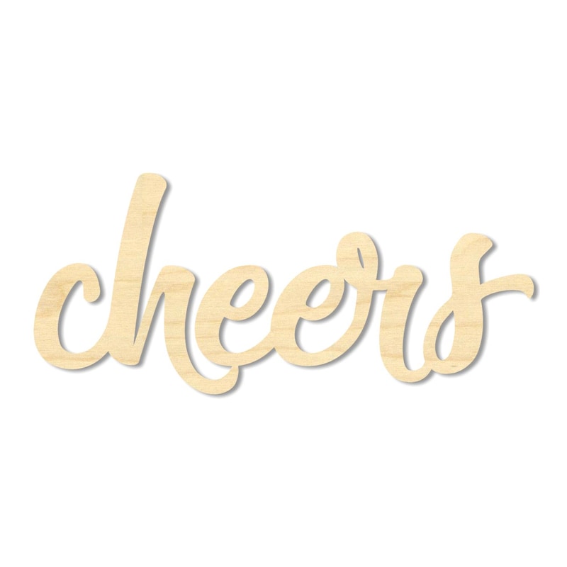 Cheers Sign - Etsy