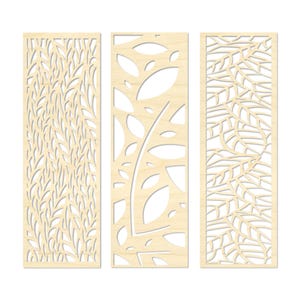 Handmade Wooden Leaf Panels: Perfect for Boho or Rustic Décor - Etsy