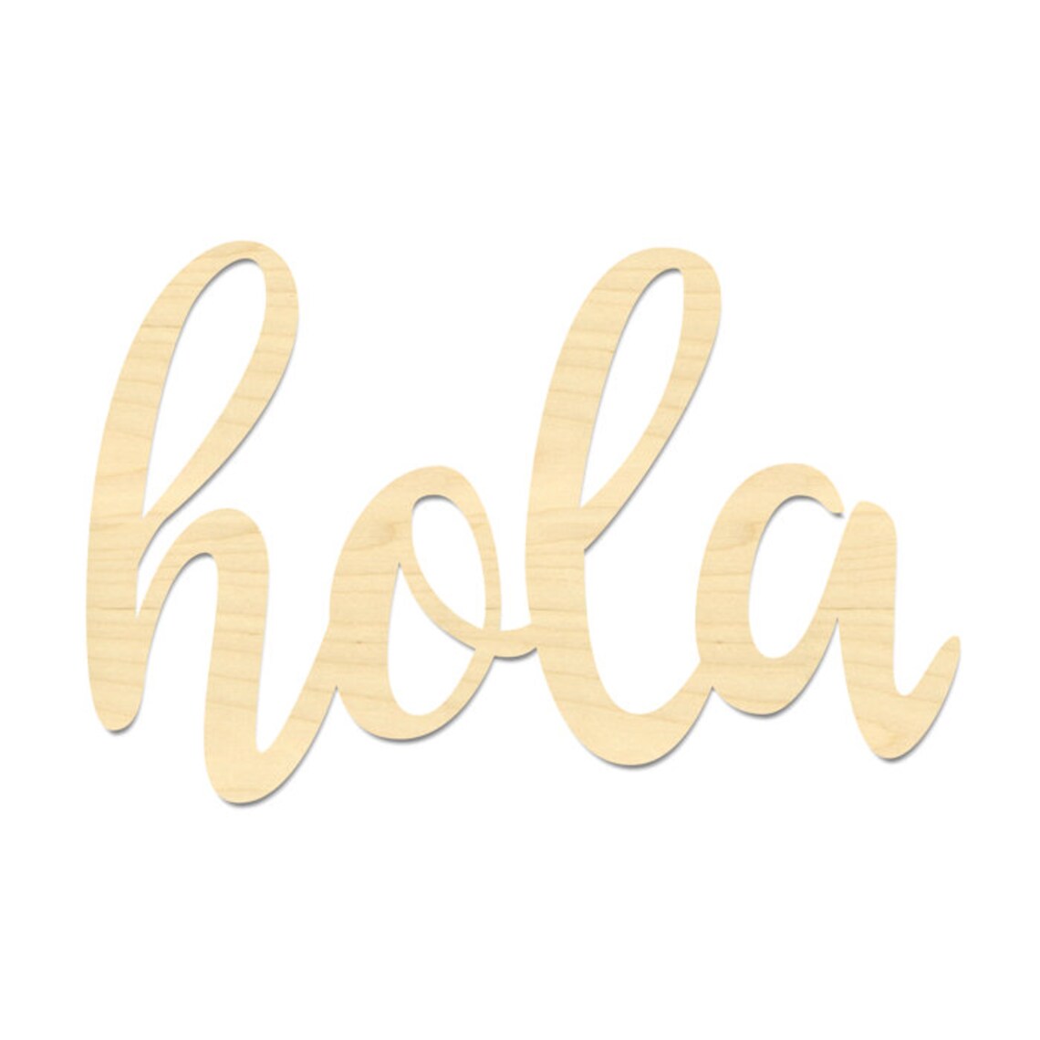 Hola Sign Spanish Hello Sign Hello Sign Laser Cut Hola - Etsy