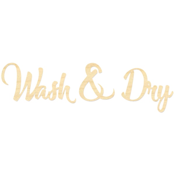 Wash and Dry Sign - Etsy