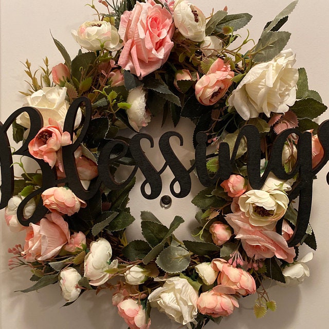 Blessings Sign- Laser Cut Blessings Wording - Etsy