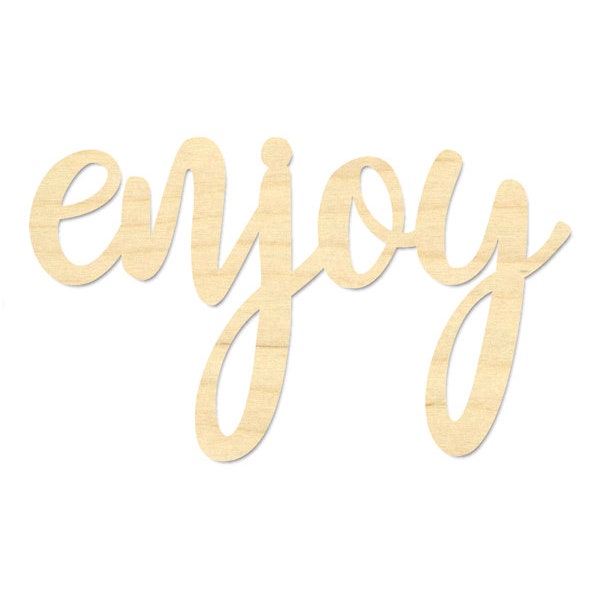 Enjoy Sign - Etsy