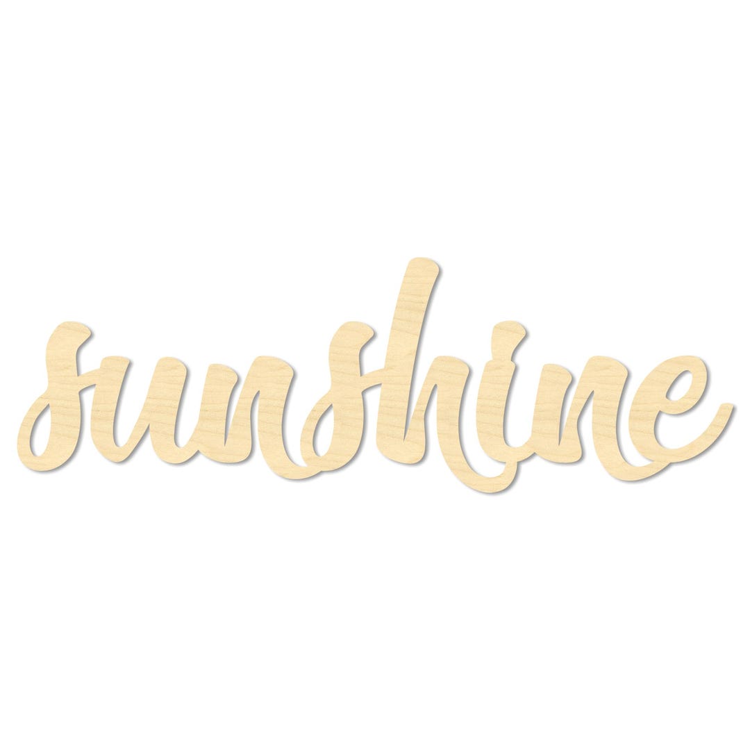 Sunshine Sign- Laser Cut Sunshine Backdrop Sign - Etsy
