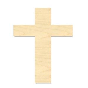 Wooden Cross Cut Out Shape- Laser Cut Cross- Unfinished Wooden Cross - Etsy