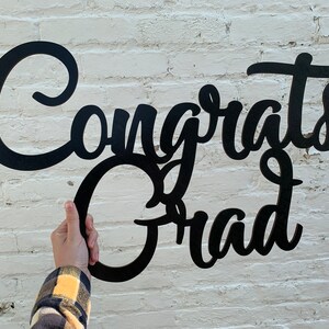 Congrats Grad Sign-congrats Grad Backdrop Sign - Etsy