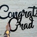 Congrats Grad Sign-congrats Grad Backdrop Sign - Etsy