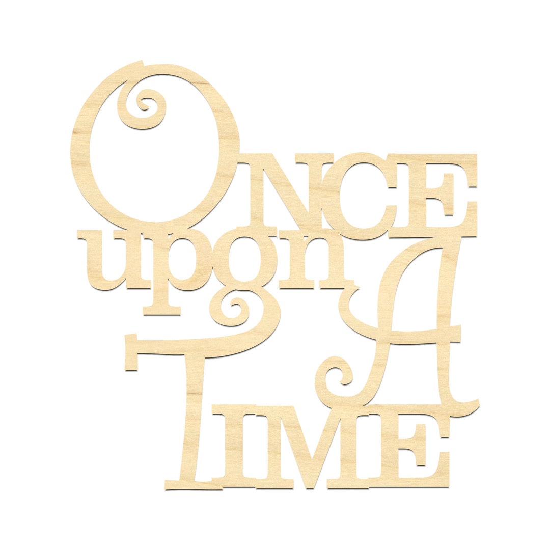 Once Upon A Time Wooden Sign- Book Corner Sign- Nursery Room Wall Art ...