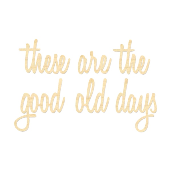 The Good Old Days - Etsy
