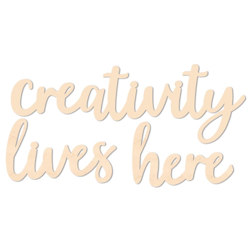 Creativity Sign - Etsy