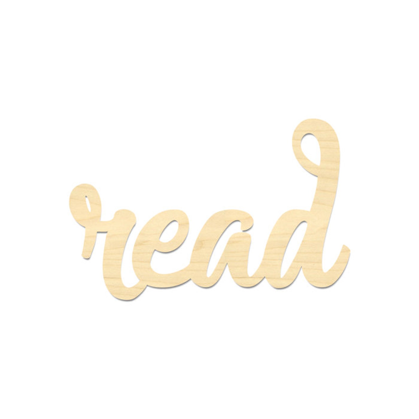 Read Sign Read Wording Laser Cut Read Sign - Etsy