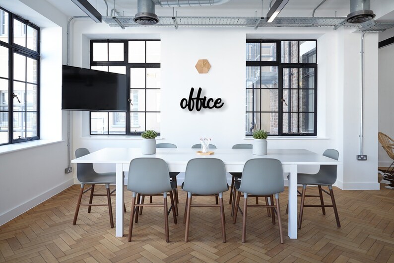Office Wording Sign Laser Cut Office Wording Office Decor - Etsy