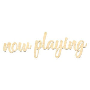 Now Playing Wording-movie Room Sign - Etsy