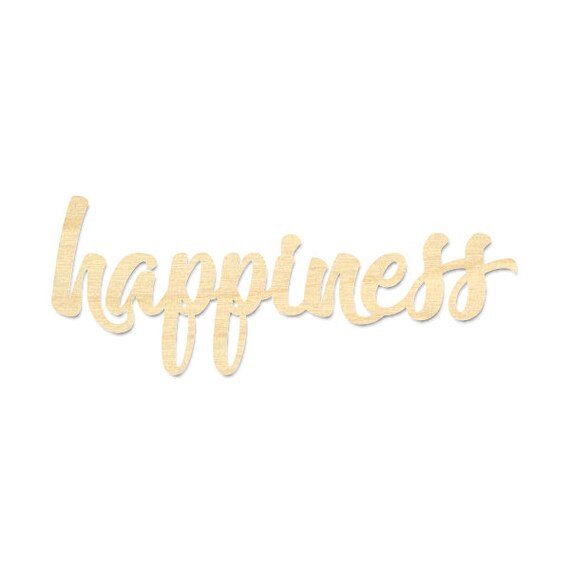 Happiness Wording Happiness Laser Cut Wording - Etsy