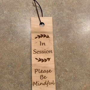 In Session Please Be Mindful- Door Hanger- Office Sign- Home Office ...