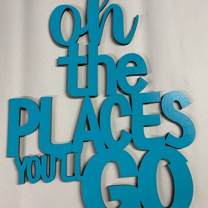 Oh the Places You'll Go Sign the Places You'll Go Sign Wooden Backdrop ...