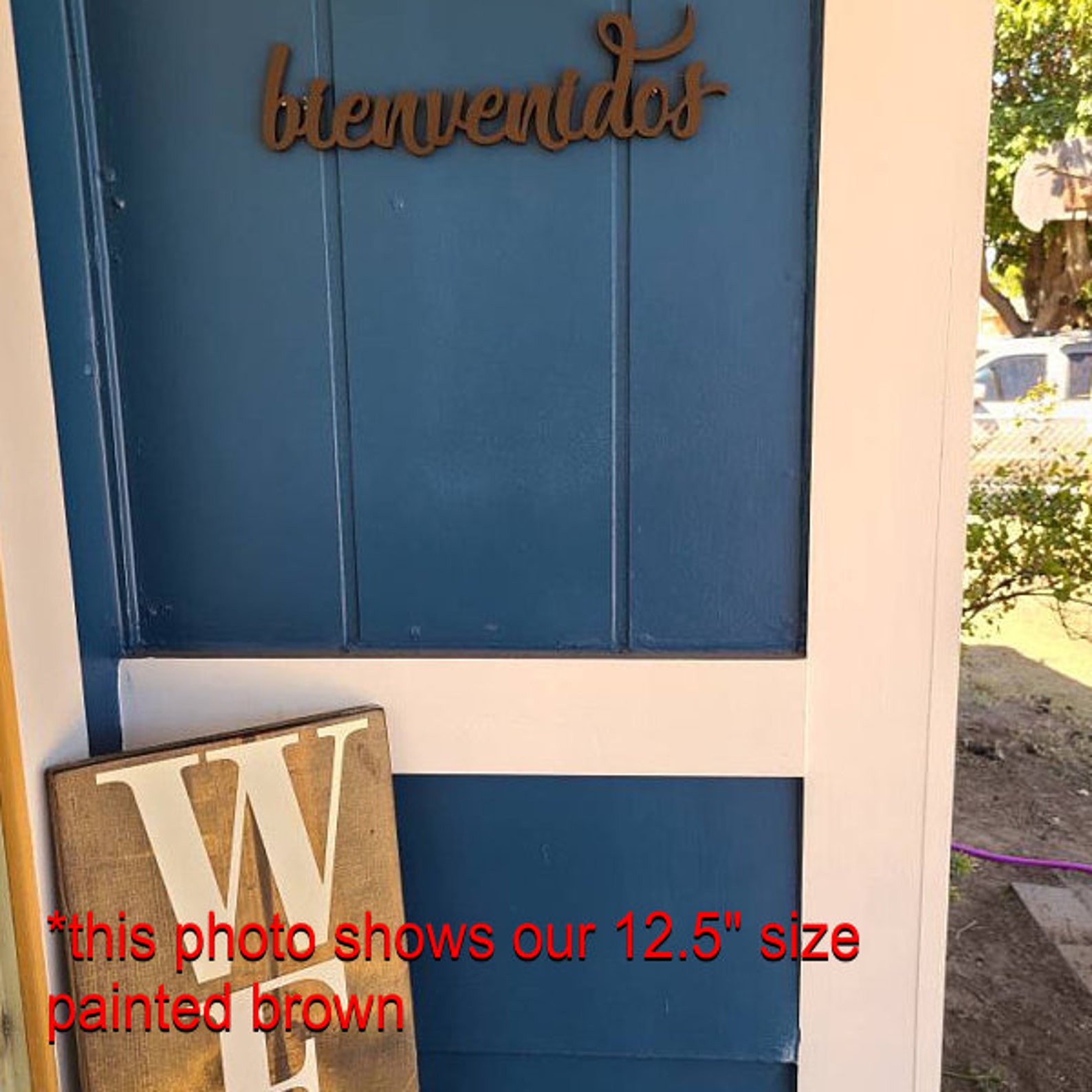 Spanish Welcome Sign Bienvenidos Sign Welcome Wall Sign - Etsy