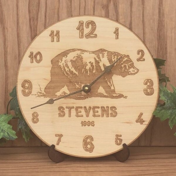 Teddy Bear Wall Clock - Etsy