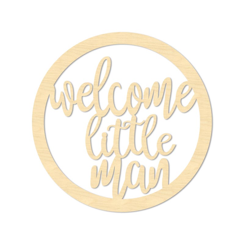 Welcome Little Man - Etsy