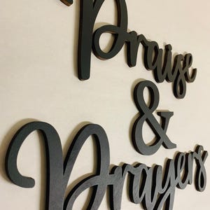 Praise & Prayers Wall Sign- Perfect for Spiritual Spaces - Etsy